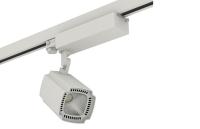 China CRI 90 COB Led Tracking Lights 50W 3 Phase EU Standard With Citizen Chip for sale