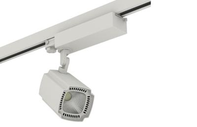 China CRI 90 COB Led Tracking Lights 50W 3 Phase EU Standard With Citizen Chip for sale