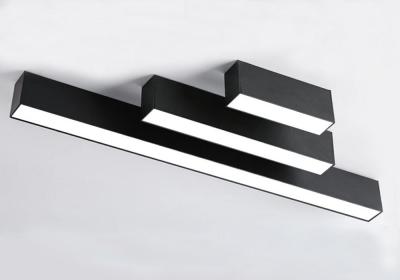 China 60W Linear Led Suspended Lighting 600mm Size Flicker Free Dimmable for sale
