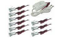 China 1W *9pcs Dimmable LED Down Lights kit , 98lm*9, R/G/B color 85-277Vac ressessed spotlights for sale