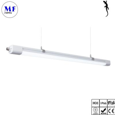 China IP66 Ceiling LED Tri Proof Light With Emergency Battery Backup 18W/36W/50W 4FT 5FT Linear for sale