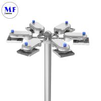 China Waterproof IP66 LED Flood Light High Mast Pole With 400W-800W For Highway Seaport Parking Lot for sale