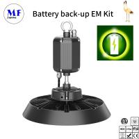 China 150W-300W IP66 UFO LED High Bay Light With Emergency Kit Battery For Sports Arena Indoor Stadium Parking Garage for sale