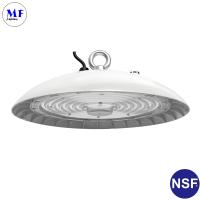 China NSF 60W-200W UFO LED High Bay Light With Motion Sensor IP66 For Food Processing Plant Factory Warehouse for sale