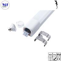 China Vapor Tight LED Tri Proof Light With 2FT 4FT 5FT 12W-56W Emergency Kit Microwave Sensor For Parking Lot Warehouse for sale