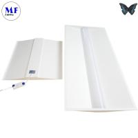 China Square Drop Ceiling 35W Supermarket Plastic LED Center Basket Troffer Panel Light For Hospital School Office Hotel for sale