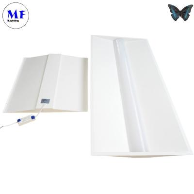 China Square Drop Ceiling 35W Supermarket Plastic LED Center Basket Troffer Panel Light For Hospital School Office Hotel for sale