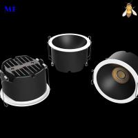 China Spot LED Down Light 2.5/3/3.5/4/5/6 Inch 10W-40W Square Recessed Ceiling Lamp Hallway Closet Garage Space Showroom for sale