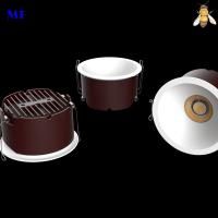 China Spot LED Down Light 2.5/3/3.5/4/5/6 Inch 10W-40W Square Recessed Ceiling Lamp Hallway Closet Garage Space Showroom for sale