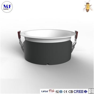 China Industrial Commercial LED Spot Down Light 2.5/3/3.5/4/5/6 Inch 10W-40W White Black Recessed Lamp Fitness Center Museum for sale