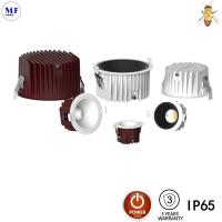 China High Power COB LED Down Light Dimable 15W 30W 5 Inch 60W 8 Inch Bathroom Recessed Ceiling Downlight IP65 Waterproof Spot for sale