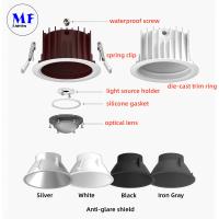 China High Power COB LED Down Light Dimable 15W 30W 5 Inch 60W 8 Inch Bathroom Recessed Ceiling Downlight IP65 Waterproof Spot for sale