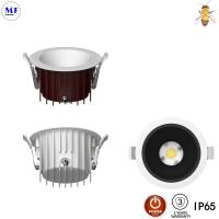 China High Power COB LED Down Light Dimable 15W 30W 5 Inch 60W 8 Inch Bathroom Recessed Ceiling Downlight IP65 Waterproof Spot for sale