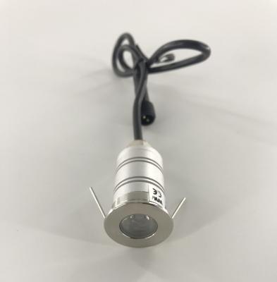 China DC12V-24V LED Condensing Ground Lamp 1W Waterproof Aluminum RGB Outdoor Led Stair Lights for sale