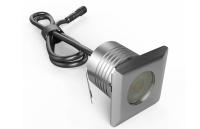 China 12-24V LED Square Ground Lamp 3W IP67 Aluminum RGB Outdoor Led Stair Lights for sale