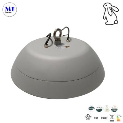 China NSF IP69K IP66 LED UFO High Bay Light 100-200W 150lm/W For Freezers Cold Storage Production Floor Food Processing Area for sale