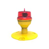 China Red Aeronautical LED Aviation Obstruction Light for Long-lasting Marking Obstacles  with Yellow color and Aluminum for sale