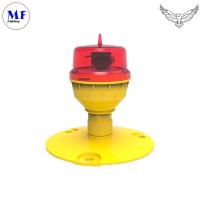 China Red Aeronautical LED Aviation Obstruction Light for Long-lasting Marking Obstacles  with Yellow color and Aluminum for sale