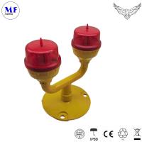China RED lights ISO9001 IP66 LED Low-intensity Double Aviation Obstruction Light for High building Tower crane for sale