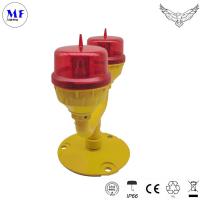 China RED lights ISO9001 IP66 LED Low-intensity Double Aviation Obstruction Light for High building Tower crane for sale