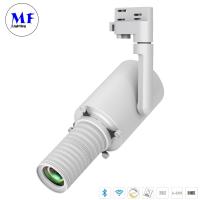 China Gobo Porjector Shapeable LED Spot Track Light 5 Years Warranty With Smart Control 10W 28W Full Cut-Off Luminaire for sale