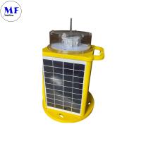 China Solar Power LED Aviation Light With Red Green Yellow White Blue Flashing Navigation Marine Sea Boat Warning for sale