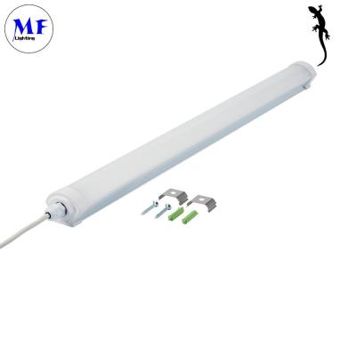 China 160lm/W IP66 LED Triproof Light Warranty 5 Years IK08 with Emergency Sensor For Indoor Warehouse for sale
