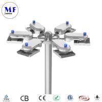 China 400W 600W 800W IP66 5years Warranty LED High Mast Light With Pole Installation For Shipyards Railways Yards for sale