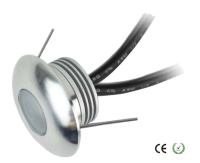 China IP67 1W DC12V LED Out Door Landscape Light LED Floor Lamps With Toughened Glass For Garden Flooring for sale