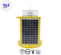 China Solar Power LED Aviation Light Type B With Red Green Yellow White Blue Flashing Navigation Marine Sea Boat Warning for sale