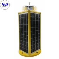 China Solar Power LED Aviation Obstruction Warning Light With Red Green Yellow White Blue Flashing Navigation for sale