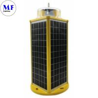 China Solar Power LED Aviation Obstruction Warning Light With Red Green Yellow White Blue Flashing Navigation for sale