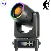 China 7colors+Open Moving Head Stage Light RGB 200W LCD Display Variable Electronic Etrobe Dimmer Fan Cooled for sale