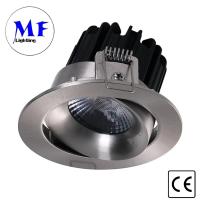 China Classical IP54 Rotatable 8W 800LM LED Spot Down Light 38° Black Color 6000K Recessed Mounted With 5 Years Warranty for sale