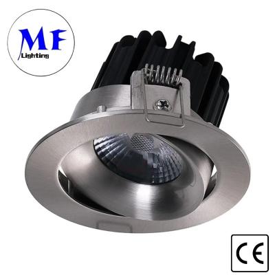 China Classical IP54 Rotatable 8W 800LM LED Spot Down Light 38° Black Color 6000K Recessed Mounted With 5 Years Warranty for sale