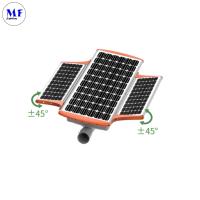 China High Lumen LED Solar Flood Street Light With Solar Panel Smart Control IP66 Waterproof 200lm/W for sale