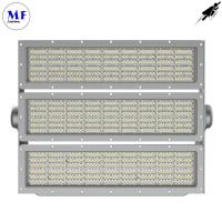 China 1500W IP66 IK08 LED Outdoor Stadium Lighting 140lm/W-150lm/W Thd<20 Modulad Design 2700K-5700K Eco-Friendly For Stadium for sale