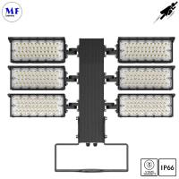 China 900W Aluminum Stadium LED Flood Ligh IK08 High Protection IP66 Waterproof Dustproof 165lm/W Ra70 For Airport Hangers for sale
