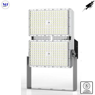 China 300W 145lm/W LED Stadium Flood Light 15° /45° Optional 2 Module Design IP66 5 Years Warranty For Warehouse for sale
