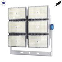 China 5 Years Warranty 960W LED Stadium Flood Light 3000K-6500K High Color Rendering Index Waterproof Ik10 8 Modules Design for sale