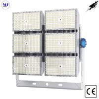 China 1200W IP66 LED Stadium Flood Light IK10 Beam Angle 15° /45° Die-Casting Aluminum For Tennis Court and Swimming Pool for sale