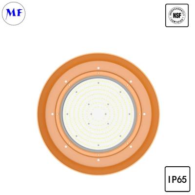 China Beam Angle 60°/90°/120° LED NSF High Bay Food Light 100W 130lm/W IP65 Waterproof CRI80+ For Warehouse for sale