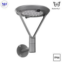 China 6.5W IP66 Outdoor LED Solar Street Garden Light Waterproof Die-Cast Aluminum 2700-3000K Double Sensor For Courtyard for sale