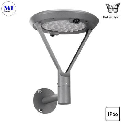 China 6.5W IP66 Outdoor LED Solar Street Garden Light Waterproof Die-Cast Aluminum 2700-3000K Double Sensor For Courtyard for sale