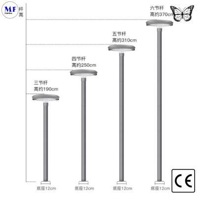 China Quality 6.5W 5years warranty LED Solar Street Light Garden Lighting with 1.5/1.8/2.1 Height of Pole for Yard Parking Lot for sale