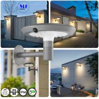China IP66 Waterproof Solar Wall Pillar Garden Light Street Lighting Outdoor LED Solar Garden Light with PIR Motion Sensor for sale