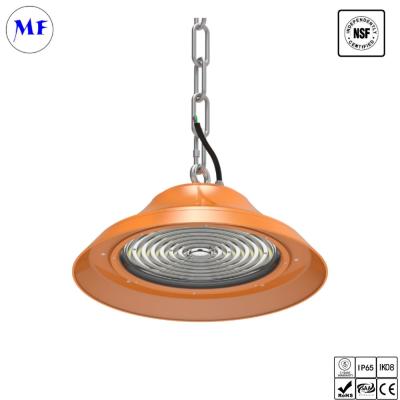 China UFO High Bay Lighting LED Highbay Light NSF Certificate 5years Warranty 100W-240W IP65 With Sensor For Shopping Mall for sale