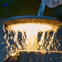 China Outdoor LED Solar Garden Light IP66 Waterproof Solar Wall Pillar Garden Street Light Road Lighting With Sensor for sale