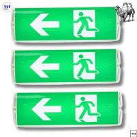 China SAA / CE 8W IP65 AC220V-240V Waterproof Battery Rechargeable Bulkhead Exit Sign LED Emergency Light for Office Factory Hotel Parking Lot for sale