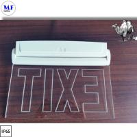 China IP65 Waterproof Indoor Outdoor Battery 3hours 24hours Long Duration Wall Ceiling Hanging Mount White Green Exit Sign LED Emergency Light for Hotel Office for sale
